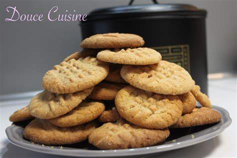 Biscuits au beurre de cacahuète Douce Cuisine