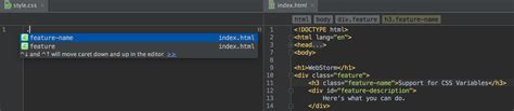 WebStorm 12 EAP 144 4199 CSS Custom Properties And Fixes The