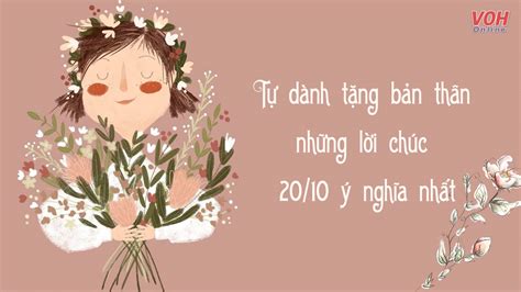 Những lời chúc 20 10 dành cho bản thân mình hay và ý nghĩa nhất