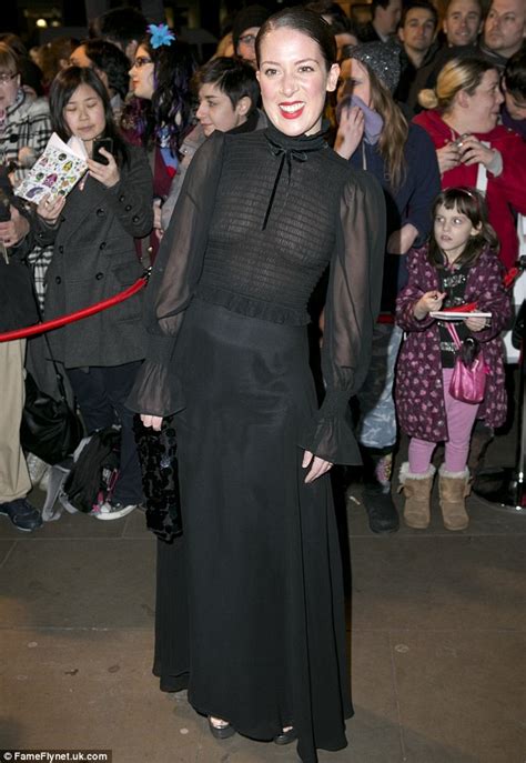 Two Pints Of Lager Star Natalie Casey Goes Braless In A Sheer Dress To