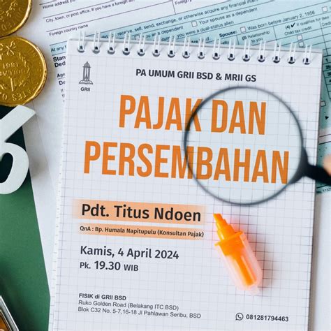 PA Umum Pajak Dan Persembahan Gereja Reformed Injili Indonesia BSD
