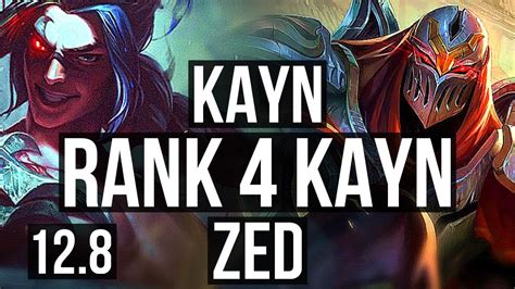 Kayn Vs Zed Jng Defeat Rank Kayn Winrate Solo Kills