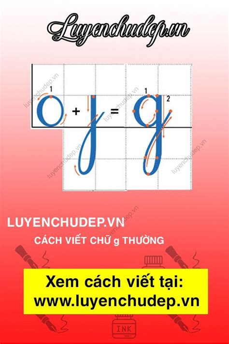 Cách Viết Chữ g thường Cỡ Chữ 1 Ô Li Chuẩn Đẹp Viết chữ Viết Tư vấn