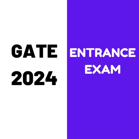 GATE 2024 Entrance Exam Complete Information On Application Form Exam