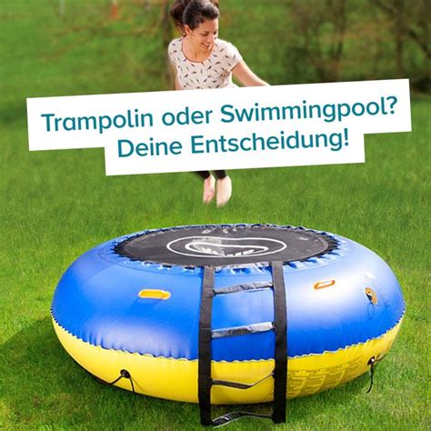 4in1 Trampolin Kinderpool Als Outdoor Garten Spielzeug