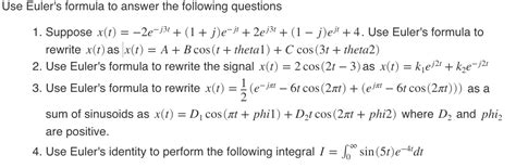 solved use euler s formula to answer the following questions
