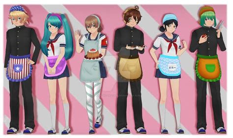 Cooking Club Render By DuraznitoAstral On DeviantArt Yandere