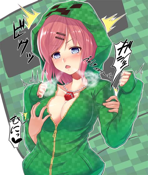Rule 34 Big Breasts Blush Breast Grab Breasts Breath Character Cleavage Commission