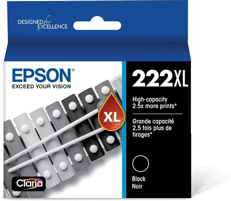 Amazon Epson 222 Claria Ink High Capacity Black Cartridge