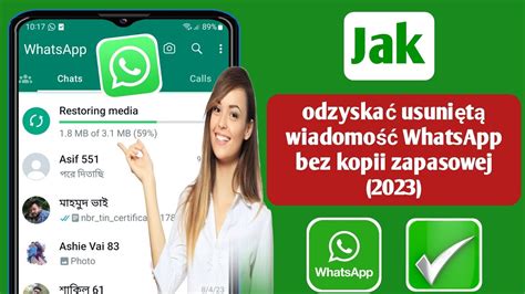 Jak odzyskać stare usunięte wiadomości Whatsapp 2023 Przywróć czat