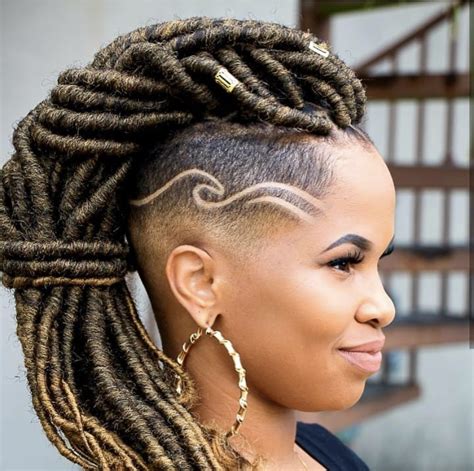 Natural Braided Mohawk Hairstyles