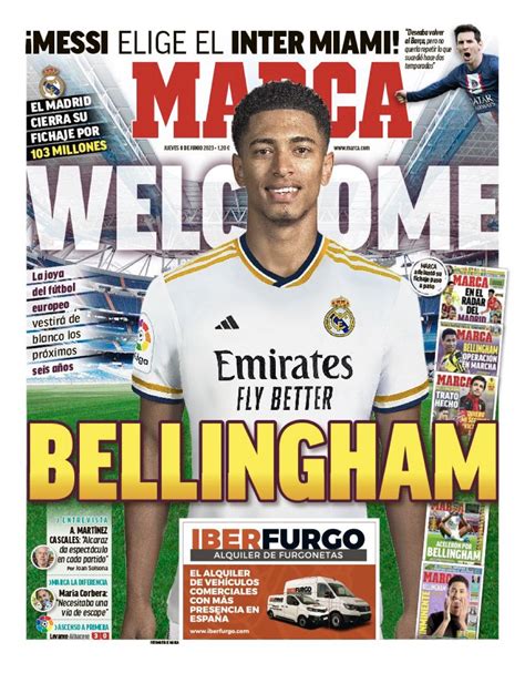 Madrid Universal On Twitter Marca Welcome Bellingham