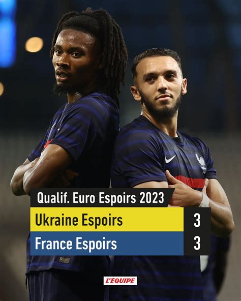 L ÉQUIPE on Twitter Malgré le match nul contre l Ukraine 3 3 les