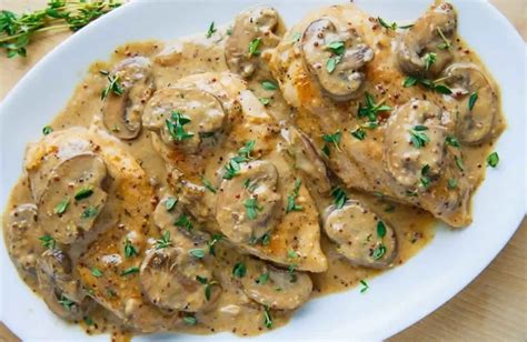 Poulet La Moutarde Et Aux Champignons Cuisine Momix
