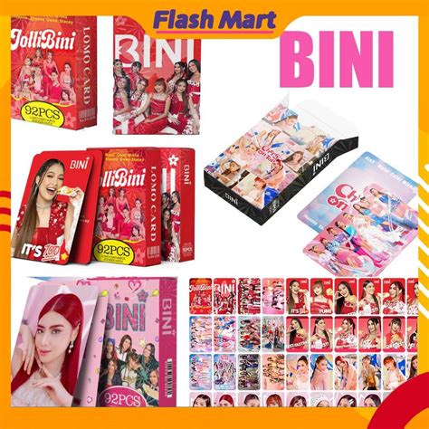 30 55 92Pcs Bini Lomo Card CHERRY ON TOP Hotocards Bini Jollibee A