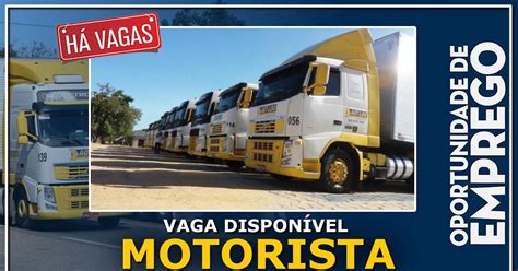 Transportadora Agt Log Abre Vagas Para Motorista