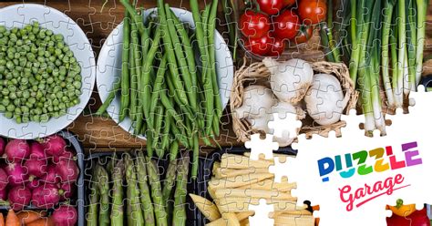 Set Of Fresh Vegetables Jigsaw Puzzle Plants Vegetables Puzzle Garage