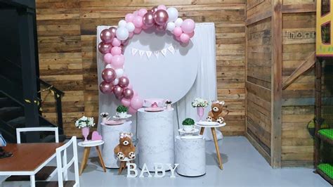 Como decorar Chá de Bebê menina DECORAÇÃO CHÁ DE BEBÊ CHÁ DE FRALDAS