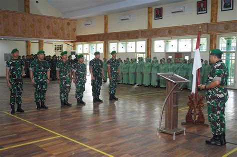 Komandan Korem 042 Gapu Pimpin Laporan Korps Perwira Dan Pelantikan