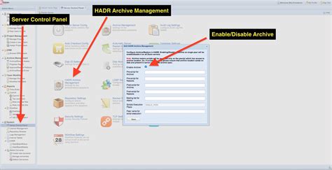 HADR Archive Configuration Evolphin Documentation