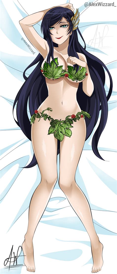 Xbooru 1girl Big Breasts Blue Hair Breasts Brunhild Shuumatsu No