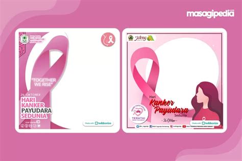 Twibbonize Hari Kanker Payudara Sedunia Tanggal 26 Oktober Desain
