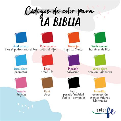 14 Colores En La Biblia ReneeEleanore