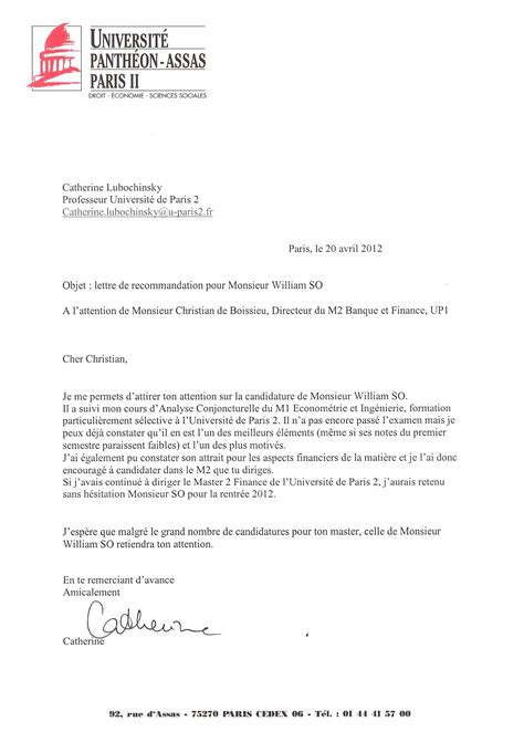 Lettre De Recommandation Pour Master Exemple Gratuit Porn Sex Picture