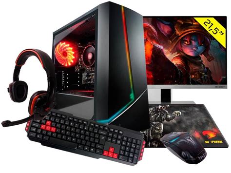 Pc Gamer Completo G Fire Htg 631 AMD Ryzen 5 4 2Ghz 8Gb Radeon Rx Vega