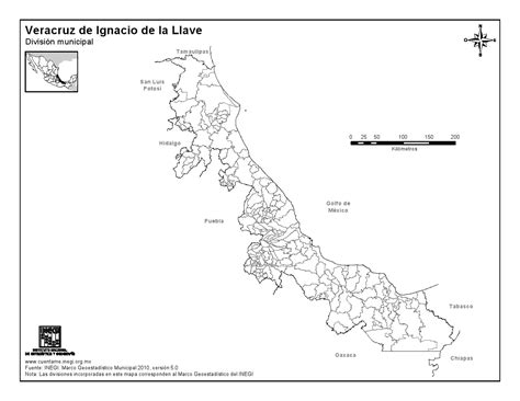 Mapa Para Imprimir De Veracruz Mapa Mudo De Municipios De Veracruz My