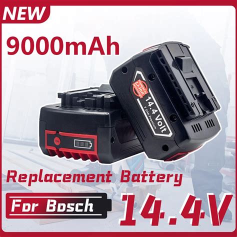 14 4V 9 0A Rechargeable Lithium Battery For Bosch Power Tool Backup