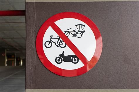 Premium Photo No Car Allowed Prohibition Sign