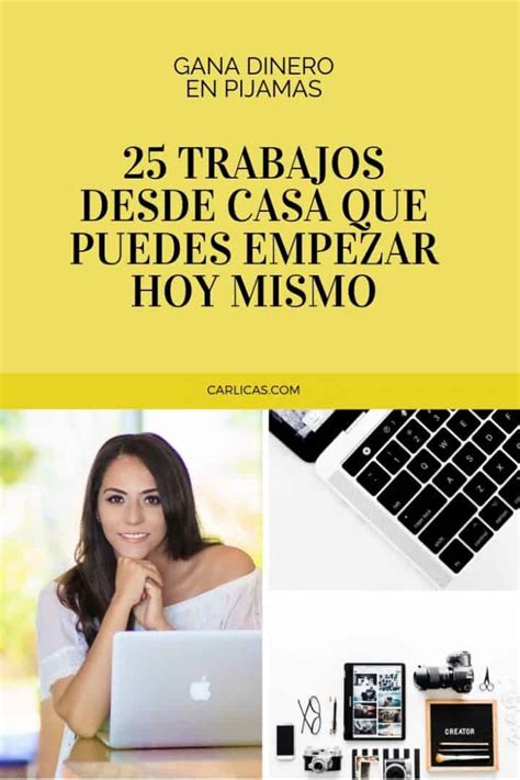50 Trabajos desde Casa que puedes empezar HOY mismo Guía 2020