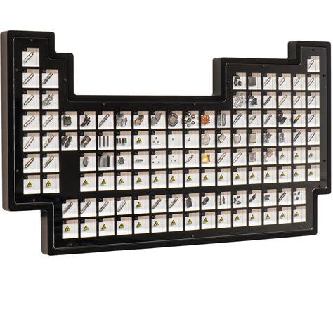Periodic Table Displays With Real Elements Displays