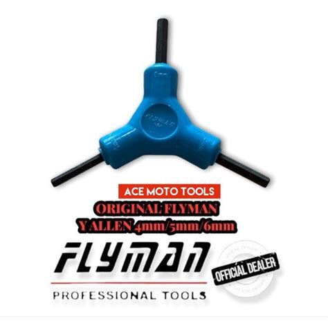 L Allen Flyman Wrench With Handle Y Allen 4mm 5mm 6mm Original Shopee