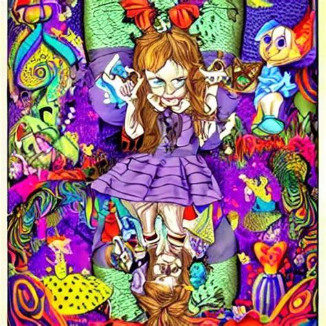 Trippy Alice In Wonderland OpenArt