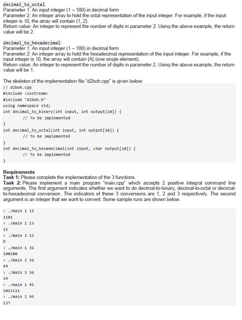 solved in this question let us implement a simple converter