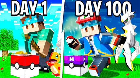 I Spent Days In Lucky Block Pixelmon Pok Mon In Minecraft Youtube