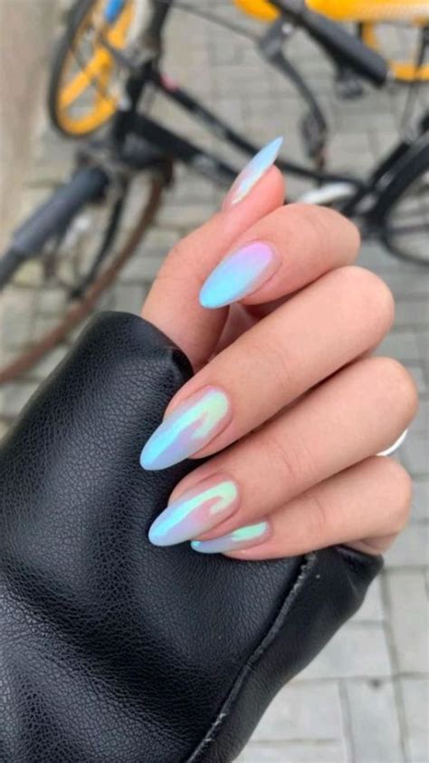 Summer Chrome Nails Coral Nails With Design Davidreed Co
