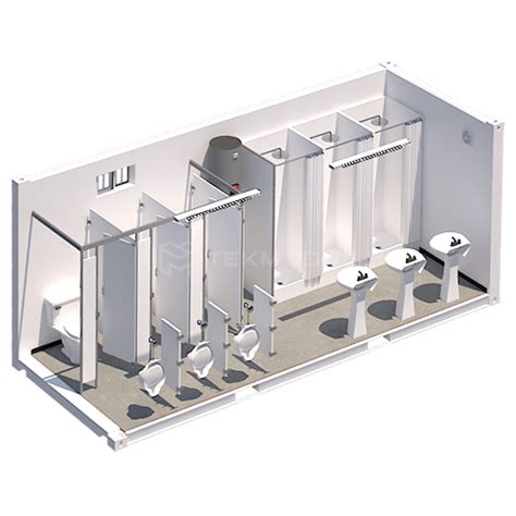 Baño en contenedores Módulos 20 y 40 pies TEKMODUL
