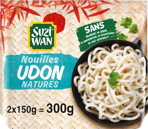 SUZI WAN Nouilles Précuites Udon pour WOK 2x150g Amazon fr Epicerie