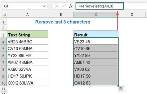 Excel Remove Characters Words Numbers From Text Strings