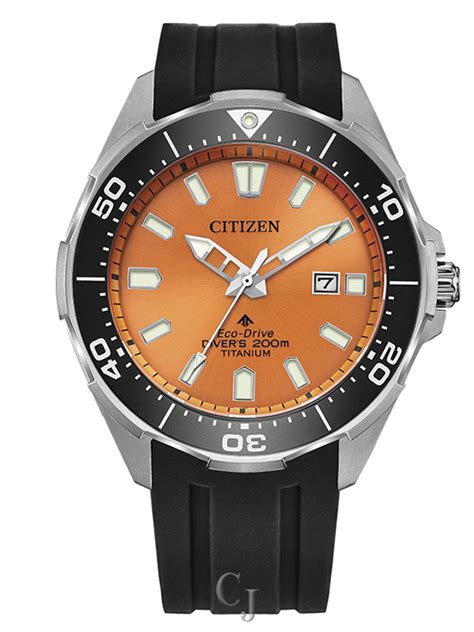 CITIZEN PROMASTER DIVER ORANGE DIAL MENS WATCH BN0200 05X Claudias