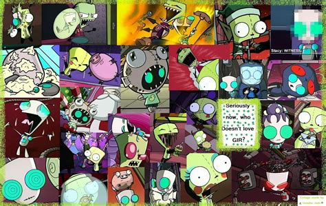 My GIR Collage Invader Zim Fan Art 7057954 Fanpop