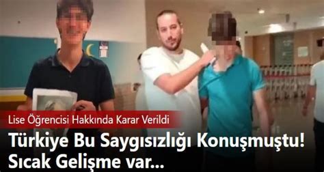 Atatürk e hakaret eden lise öğrencisinin cezası belli oldu