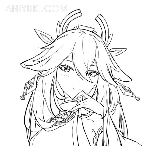 Dibujos De Yae Miko Para Colorear Aniyuki Anime Portal Sexiz Pix Porn