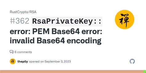 `rsaprivatekey from pkcs1 pem` error pem base64 error invalid base64 encoding · issue 362