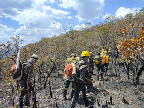Após seis dias brigadistas e bombeiros controlam incêndio que consumiu