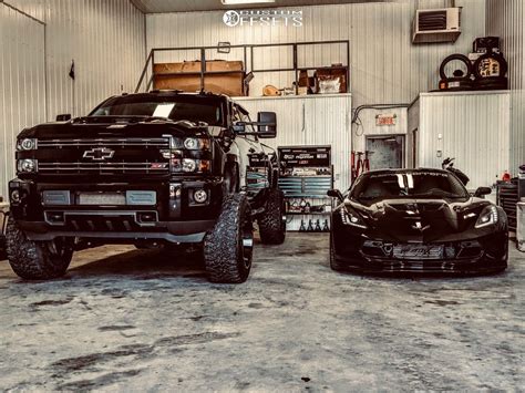 Chevrolet Silverado Hd Hella Stance On X Offset