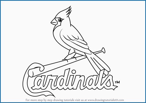 St Louis Cardinals Printable Coloring Pages IUCN Water